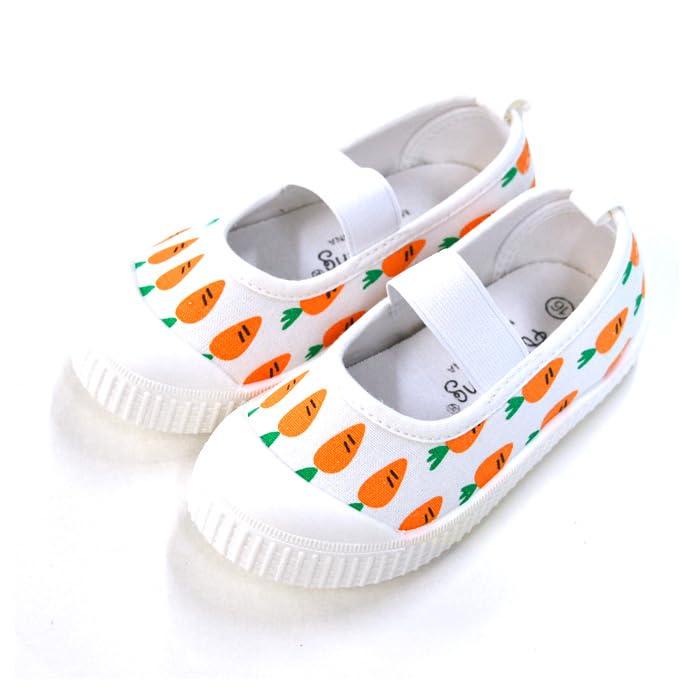 [CLARAH] 上履き うわばき 上靴 うわぐつ 室内履き 子供 キッズ スリッポン ペンギン にんじん ストロベリー イチゴ 保育園 幼稚園 小学校 ポス 13cm-20cm