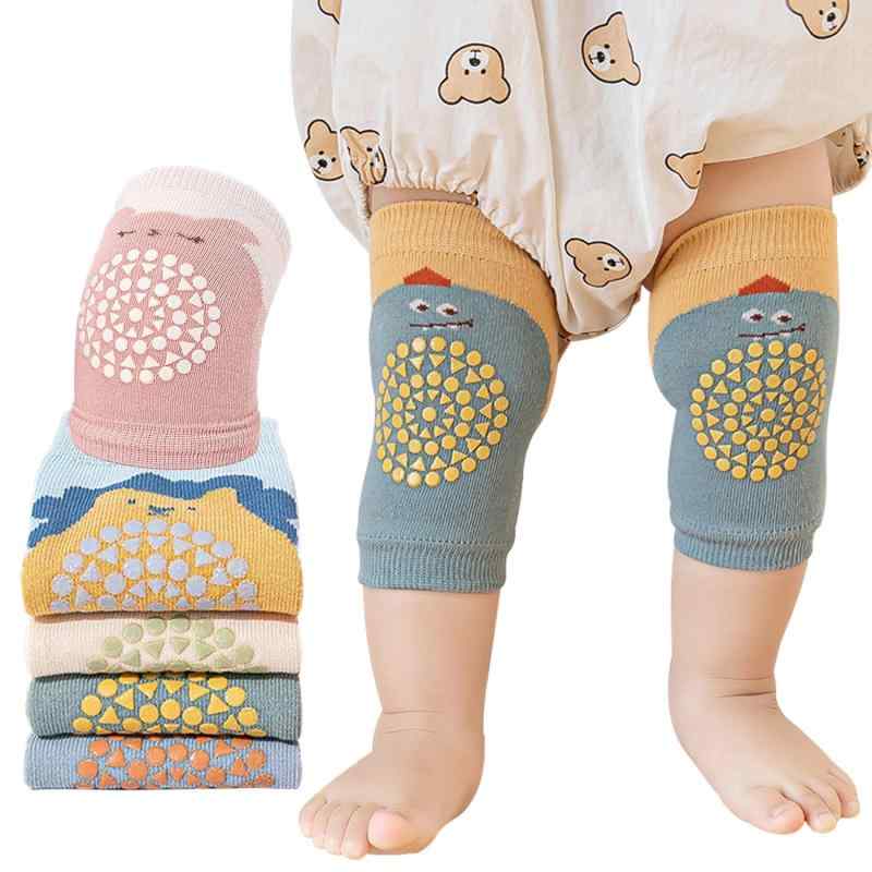 [Buffydeer] ベビーレッグウォーマー 夏 赤ちゃん ニーパッド 幼児用 膝当て 男の子 女の子 ニーパッド 5足セット 歩行勉強 冷房対策 擦り傷防止 シリコーン滑り止 めメッシュ 通気 綿素材：高品質の綿素材で肌触りよく、メッシ...
