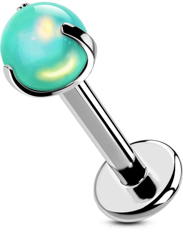 [OUFER Body Piercing] 唇ピアス チタン 16G 内ネジ フラットバック 耳骨/軟骨用 6/8mm 男女兼用 Lip Bars Helix Earring Labret Piercings Jewelleryヘリックスピ...