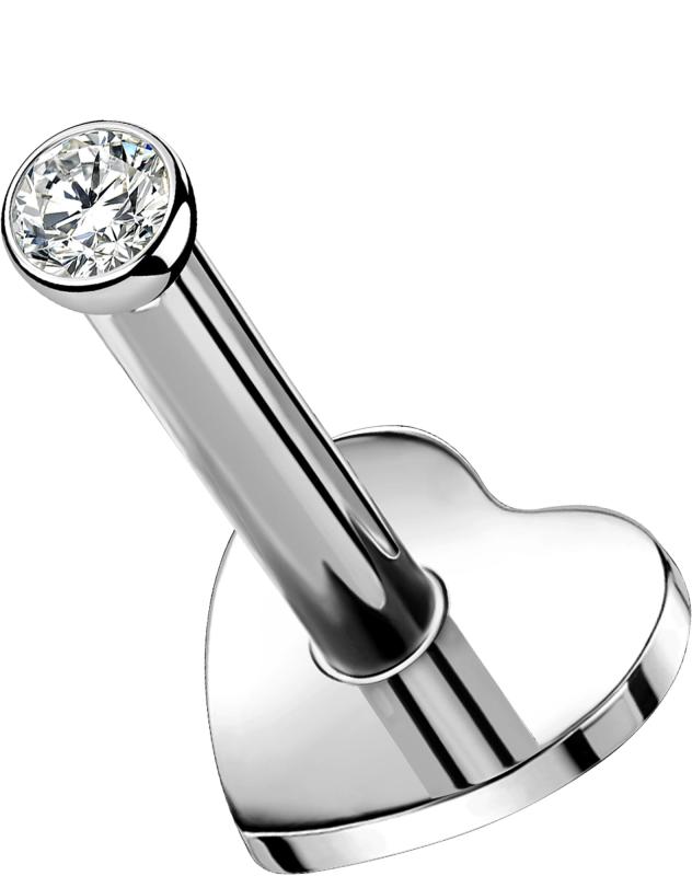 [OUFER Body Piercing] ボディ穿孔の唇の Labret の刺すような宝石類 18G/1.2mm の螺旋形の Tragus のコンクールのイヤリングの鼻のスタッド 5/6/8/10/12mm のチタニウムの平らな背部イヤリ...