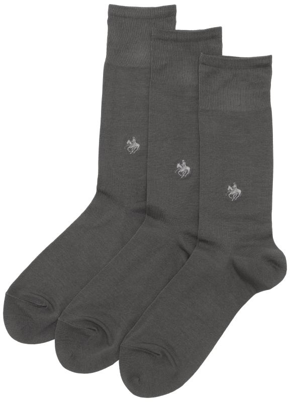 GUNZE(グンゼ) ソックスソックス <3足組> ビジネス靴下 POLO BCS ポロビーシーエス 平無地メンズSIZE:23-25cm