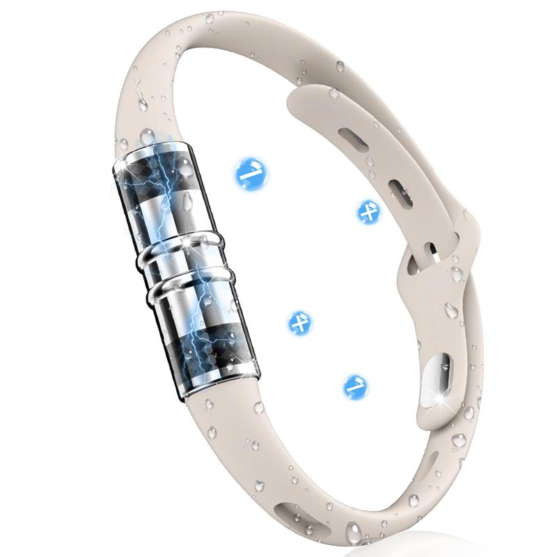 [Onefun] 静電気除去 ブレスレット【2025年金賞·新しいアップグレード】静電気軽減ブレス おしゃれ 炭素繊維・チタン鋼・シリコーン素材 静電気防止グッズ 防水 14～22cm調整可能 スポーツ シ👍【2025年新し...