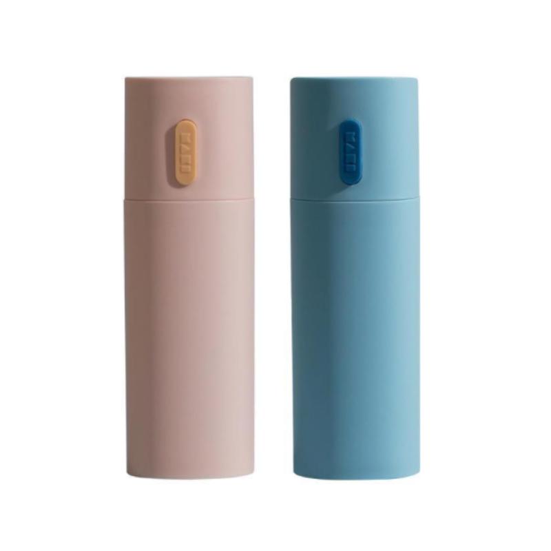 SATOMO 歯ブラシ ケース 2個 セット 携帯用 コップ付き 収納 トラベル 出張 外出用 歯磨き収納旅行や出勤時の必需品携帯用ハブラシケース2個セットです。スタイリッシュなデザインとコップも兼ねる実用性が嬉しい設計ピンクとブルーまたは...