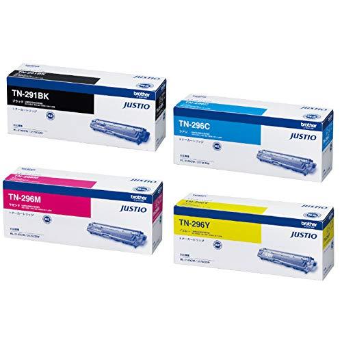 ブラザー トナーカートリッジTN-291BK/TN-296CMY 4色セット 純正品 A4HL-3140CW/3170CDW,MFC-9340CDW/DCP-9020CDW用トナーカートリッジTN-291/TN-296 純正品対応機種：HL...