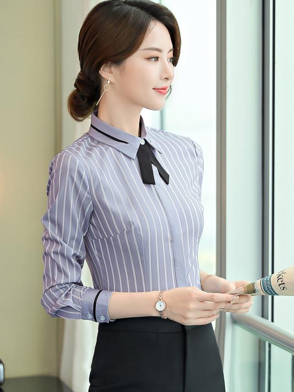 ・主な素材: ポリエステル95%以上、スパンデックス30%以下・柄: 無地・スタイル: OL通勤・カテゴリ: シャツ・形状: スリムフィット・着丈: 普通(50-65cm)・カラー展開: ホワイト、グレー、ライトブルー、グレー&amp;ホワ...