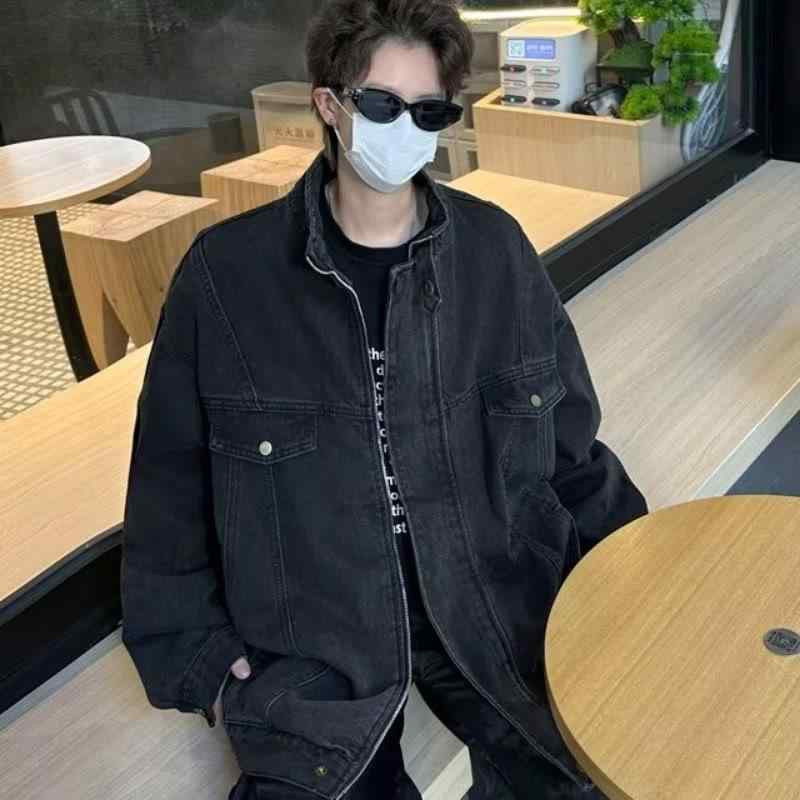 ・カテゴリ: ジャケット・スタイル: 韓国風・ネックライン: スタンドカラー・フィット感: ルーズフィット・フロントスタイル: シングルブレスト・フード: フードなし・厚み: 普通・柄: 無地・対象年齢: 青少年・素材: ポリエステル混紡・...