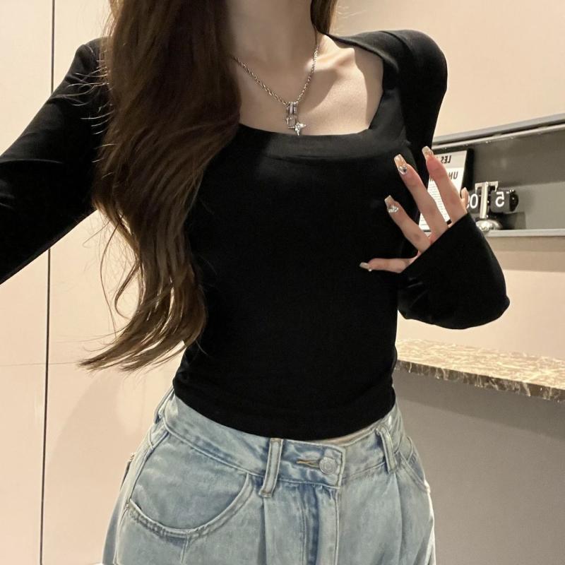 ・カテゴリ: Tシャツ・スタイル: 韓系風、気質通勤、快適レジャー・主な素材: ポリエステル90-95%、スパンデックス30-50%・袖丈: 長袖・ネックライン: クルーネック・柄: 無地・カラー展開: 杏色、ピンク、ブラック・サイズ展開:...