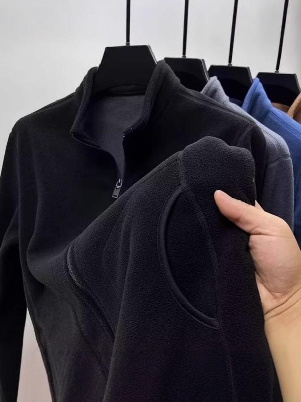 ・スタイル: 韓版・カテゴリ: スウェット/フリース・スタイル: カジュアル・タイプ: 開衫・ネックライン: スタンドカラー・袖丈: 長袖・フード: なし・ファスナー: ジッパー・厚み: 加绒・主な素材: ポリエステル51-70%・素材名:...