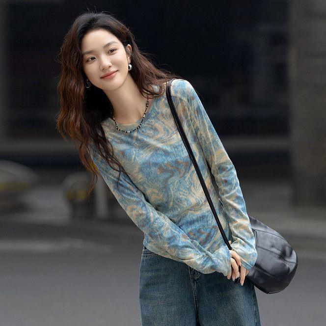 ・カテゴリ: Tシャツ・スタイル: 休闲・主な素材: 綿70-80%・主な素材2: ポリエステル70-80%・袖丈: 長袖・袖型: 通常・スタイルタイプ: 日韓カジュアル・クロスボーダー: 気質優雅・パターン: 図柄通り・フィット: 通常・...