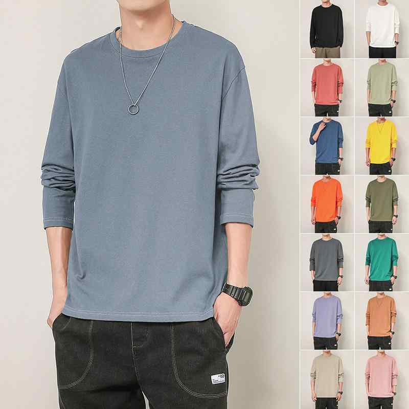 ・カテゴリ: Tシャツ・スタイル: 韓国版・主な素材: 綿95%・柄: 単色・版型: ルーズフィット・対象年齢: 青少年・対象年齢層: 18-24歳・スタイル詳細: プルオーバー・ネックライン: ラウンドネック・袖丈: 長袖・フード付き: ...