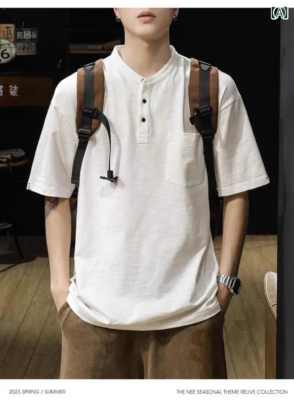・カテゴリ: Tシャツ背心・スタイル: 韓版・主な素材: ポリエステル100%・柄: 無地・版型: ゆったり・適合: 青少年・ネックライン: クルーネック・袖丈: 短袖・フード: なし・厚み: 普通・袖型: 標準・カラー展開: 白色、黒色・...