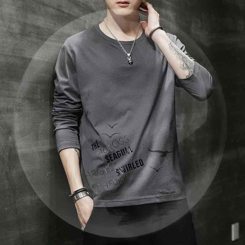 ・カテゴリ: Tシャツ・スタイル: 韓版・主な素材: ポリエステル90%・柄: 幾何学模様・フィット: スリムフィット・対象年齢: 成人・対象性別: 男性・首元: クルーネック・袖丈: 長袖・袖型: 標準・厚み: 普通・重量: 180g以下...