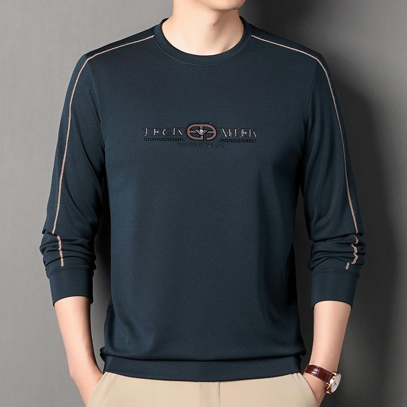 ・カテゴリ: Tシャツ・スタイル: 韓版・主な素材: ポリエステル65%・柄: 条紋・フィット: 合体型・袖丈: 長袖・厚さ: 薄款・ネックライン: 丸首・カラー展開: 緑、蛤青、キャラメル、グレー、黒・サイズ展開: M、L、XL、XXL、...