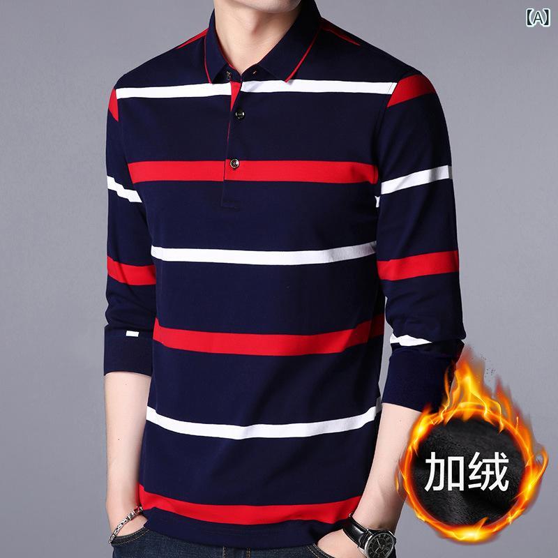 ・カテゴリ: Tシャツ・スタイル: 韓版・主な素材: 綿96.2%・柄: 条紋・版型: 直筒型・スタイル: セットイン・ネックライン: 襟付き・袖丈: 長袖・袖型: 通常・厚み: 普通・詳細: ツートンカラー・機能: 吸湿速乾・対象性別: ...
