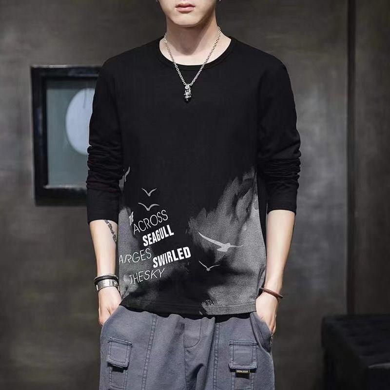 ・カテゴリ: Tシャツ・スタイル: カジュアル・主な素材: ポリエステル100%・柄: プリント・フィット: スリム・対象年齢: 18-40歳・ネックライン: クルーネック・袖丈: 長袖・厚さ: 普通・カラー展開: ブラック、ホワイト、グレ...