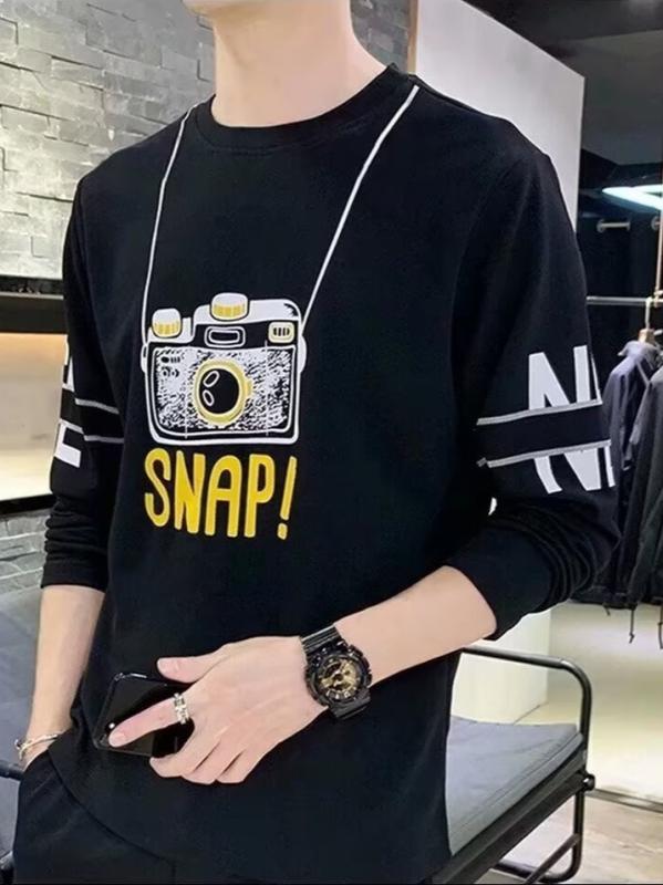 ・カテゴリ: Tシャツ・スタイル: 韓版・主な素材: ポリエステル60%・柄: 字母、印花・版型: ワイドシルエット・袖丈: 長袖・袖型: 標準・ネックライン: クルーネック・スタイル詳細: プリント・プリントテーマ: 幾何学パターン・厚み...