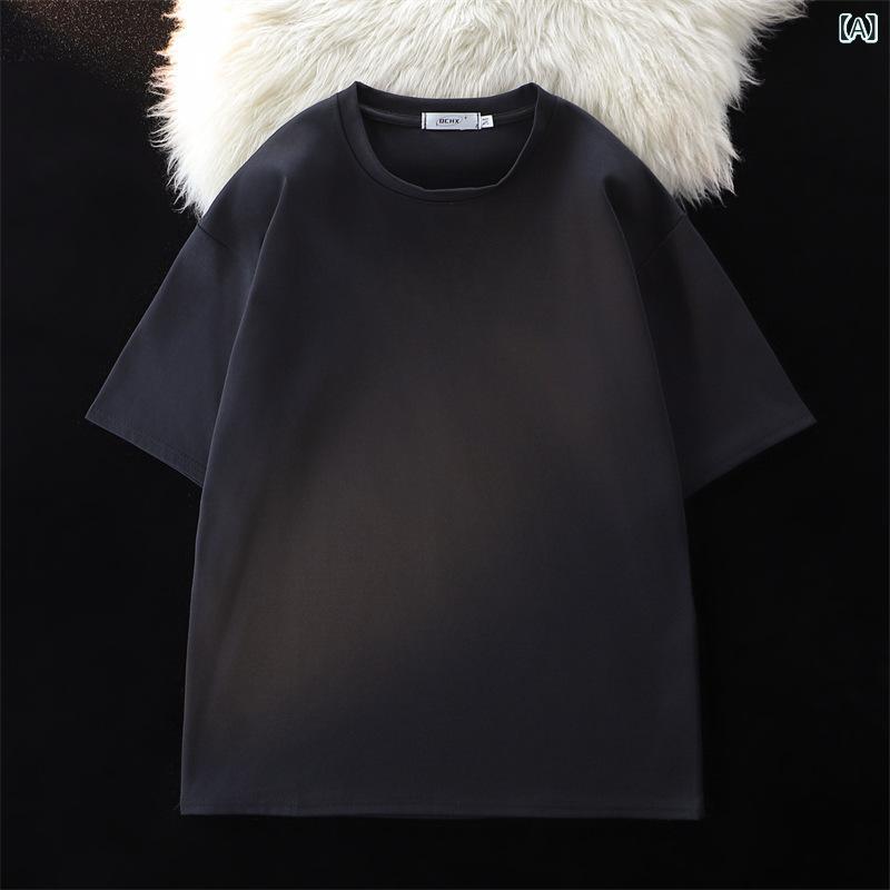 ・カテゴリ: Tシャツ・スタイル: カジュアル・主な素材: ポリエステル・柄: 無地・版型: ゆったり・袖丈: 短袖・ネックライン: クルーネック・カラー展開: ブラック、ホワイト、カーキ・サイズ展開: M、L、XL、2XL・厚み: 普通・...