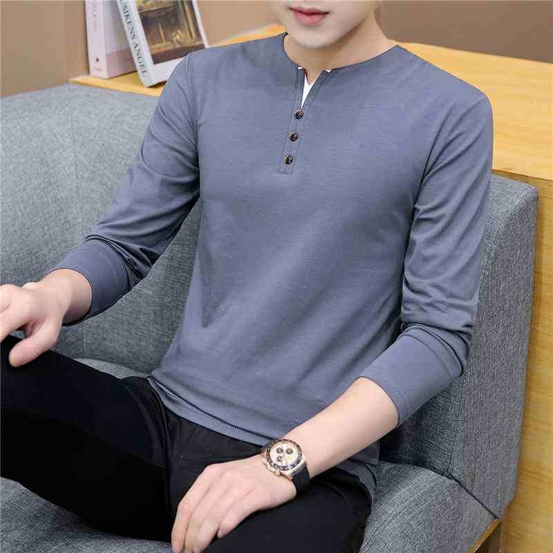 ・カテゴリ: Tシャツ・スタイル: 韓国風・主な素材: 綿95%・柄: 碎花・版型: 修身型・適合人群: 青少年・淘货类别: 青春流行（18-24歳）・袖丈: 長袖・厚さ: 普通・カラー展開: 白色、深灰、黒色、浅灰・サイズ展開: M、L、...