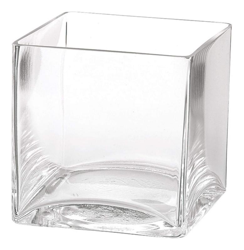 松野ホビー ガラス 容器 四角 おしゃれ キューブ フラワーベース 2