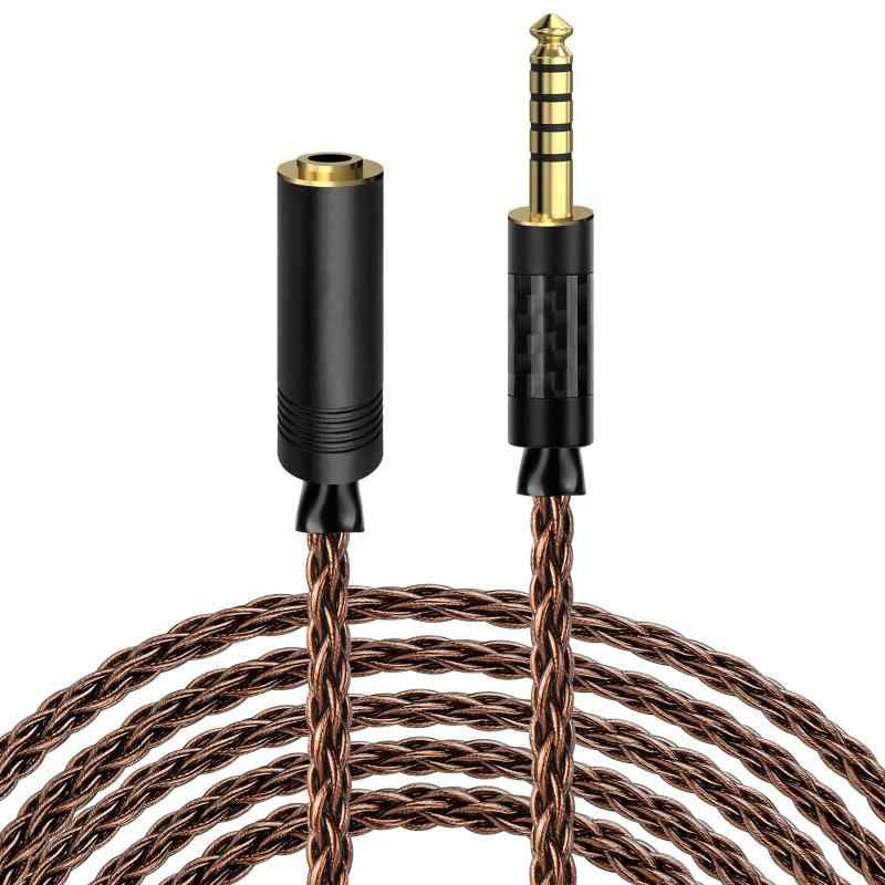 Geekria アポロ Apollo 6NOCC 4.4mmバランス ケーブル シングル クリスタル 銅 アップグレード 延長ケーブル 4.4mm オス - メス 交換用 ヘッドホン コード (9.8ft / 3m)アップグレード ケーブル...