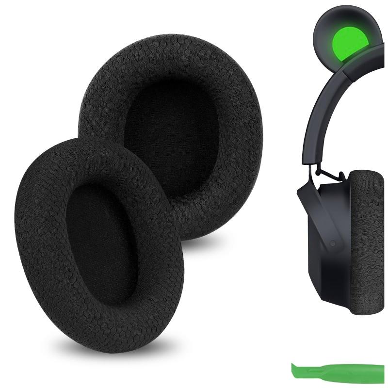 Geekria イヤーパッド Sport 互換性 パッド レイザー Razer Kraken V4/ Kraken V4X/ Kraken V4Pro/ Kitty V2 Pro, Barracuda/Barracuda X ヘッドホンに対...