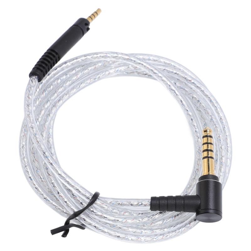 HD598 HD 599 HD558 HD518 HD599 HD569、銀メッキバランスアップグレードケーブル、4.9フィートの2.5mmから4.4mm交換オーディオケーブル金メッキコネクタ：純粋な銅と金メッキで作られた2.5mmプラグを...