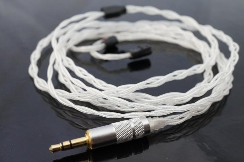 Effect Audio Studio "Thor Silver" Sennheiser IE8, IE80 交換用アップグレード・ケーブル