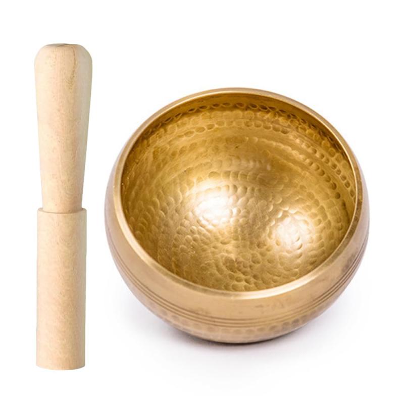 シンギングボウル サンスクリット銅製ボウル ヒーリング瞑想 サウンドセラピー 仏教 空間アレンジメントの装飾【純粋な音質】職人の手作業で作られたシンギングボウルは、深く響く音色で心身をリラックスさせ、エネルギーのバランスを整えます。【癒しと...