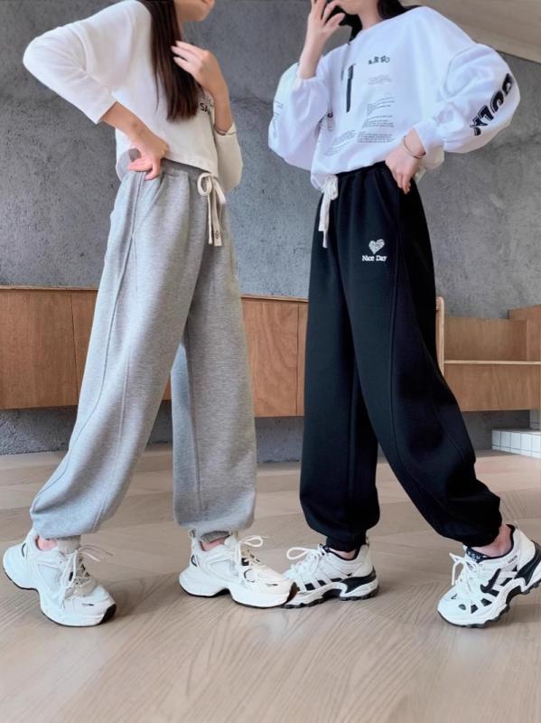・スタイル: 韓国風・主な素材: ポリエステル95%以上・カテゴリ: 子供用パンツ・対象性別: 女性・対象年齢: 中学生以上(8歳以上、140cm以上)・対象季節: 春夏・パンツ丈: ロング・デザイン: スポーツ、蝶ネクタイ、ストリート・パ...
