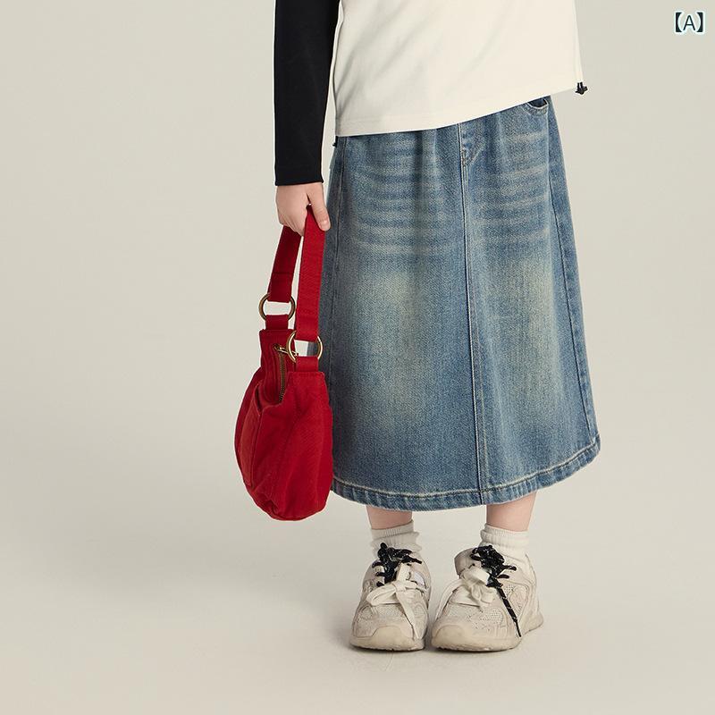 ・スタイル: 韓国風・カテゴリ: 半身スカート・主な素材: 綿80%、ポリエステル19.5%、スパンデックス0.5%・柄: 無地・カラー展開: ブルー・サイズ展開: 90、100、110、120、130、140、150、160、170・対象...