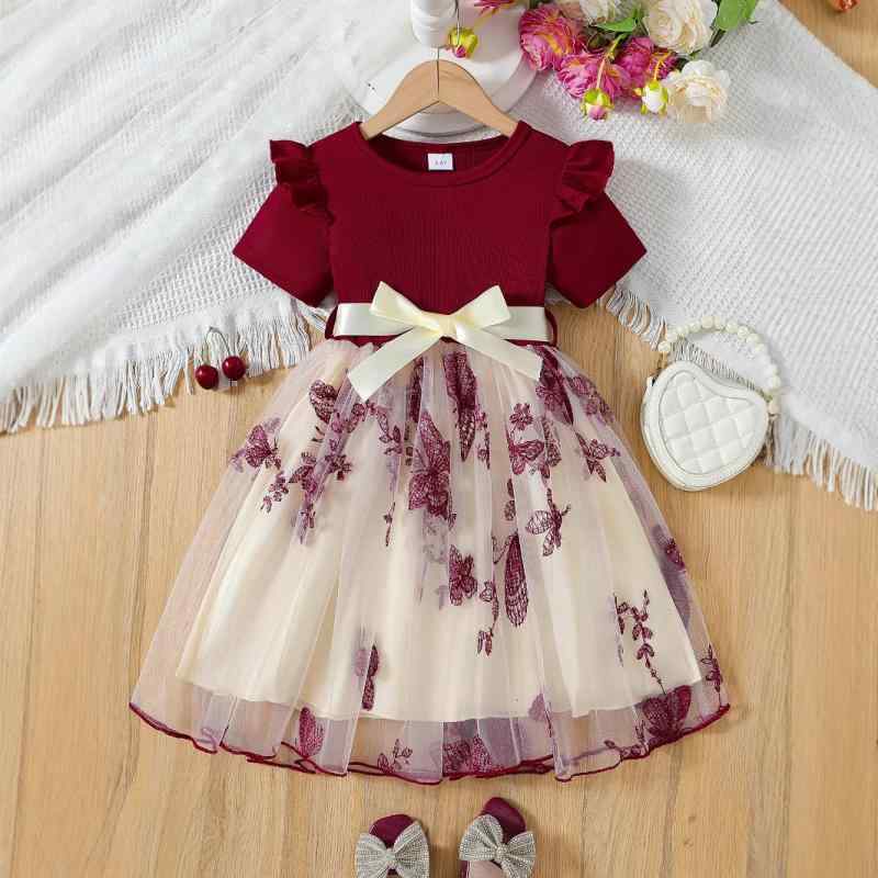 ・カテゴリ: 童スカート・スタイル: 休闲・主な素材: ポリエステル100%・スカートタイプ: ワンピース・袖丈: Aライン・スカート丈: Aライン・カラー展開: ブラック、ワインレッド・サイズ展開: 3-4Y,4-5Y,5-6Y,7-8Y...