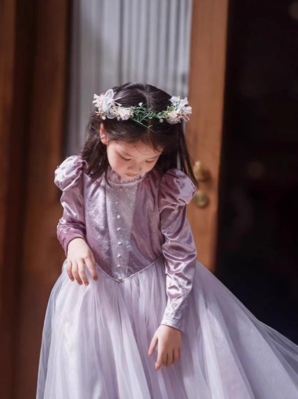 ・カテゴリ: 童礼服・適用年齢: 中小童(3~8歳)・適用性別: 女・元素: 網紗・主な素材: 氨纶50%・裏地素材: 綿95%・礼服タイプ: 礼服・身長対応: 100cm,110cm,120cm,130cm,140cm,150cm