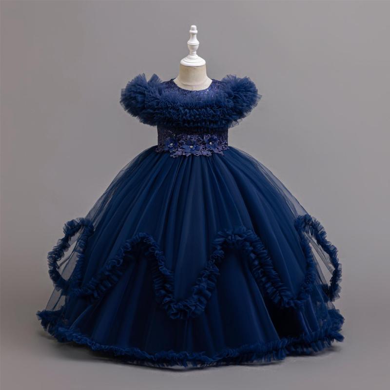 ・カテゴリ: 童礼服・適合年齢段: 8歳以上・適合身長: 110cm,120cm,130cm,140cm,150cm,160cm・対象性別: 女・スタイル: 欧美・要素: プリンセス,チュール・生地加工: プリーツ・主素材: ポリエステル6...
