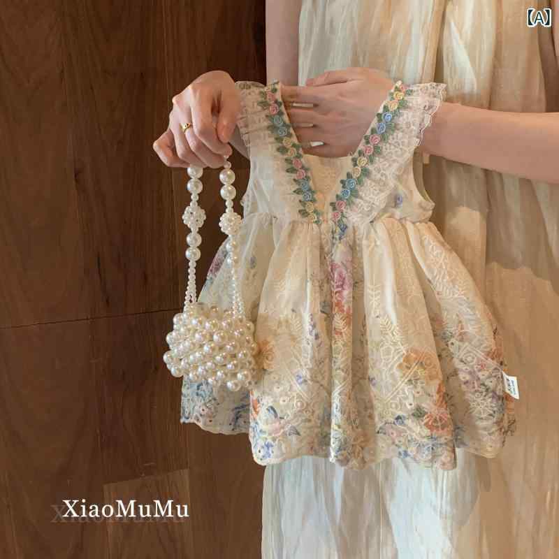 ・スタイル: プリンセス・主な素材: ウサギ毛51-70%・カテゴリ: 吊り帯スカート・安全基準: Aクラス・柄: スモールフラワー・スカート丈: Aライン・カラー展開: フレンチスモールフラワーベストスカート・サイズ展開: 80,90,1...
