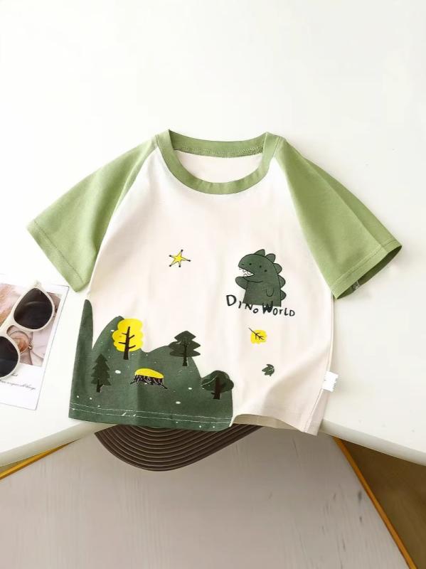 ・カテゴリ: 童Tシャツ・スタイル: カジュアル・主な素材: 綿100%・袖丈: 短袖・柄: プリント・ネックライン: クルーネック・機能: 吸湿排汗・カラー展開: 男童短T背包小熊、男童短T腊肠狗、男童短T萌趣恐龙、男童短T狮子・サイズ展...