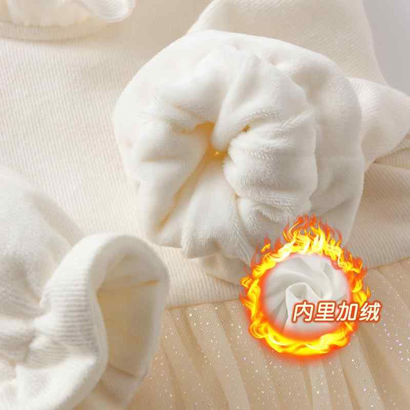 ・カテゴリ: 童スカート・スタイル: 公主風・主な素材: 綿96.5%・柄: 無地・袖丈: 長袖・スカートタイプ: ワンピース・スカート丈: ロング・スカートスタイル: プリンセススカート・裏地素材: ポリエステル100%・カラー展開: ベ...