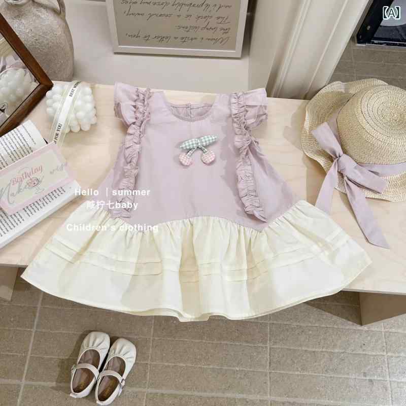 ・カテゴリ: プリンセススカート・スタイル: 韓国風・主な素材: 綿・柄: 無地・袖丈: ノースリーブ・カラー展開: 桜ピンク・サイズ展開: 90、100、110、120、130、140・対象年齢: 3〜8歳・対象身長: 90〜140cm・...