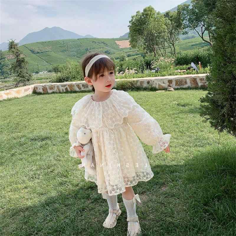 ・カテゴリ: 連衣裙・スタイル: 韓版、プリンセス・主な素材: 綿100%・袖丈: 長袖・柄: 単色・カラー展開: 如図・サイズ展開: 5、7、9、11、13・対象年齢: 中小童(3~8歳)・対象身長: 95~130cm・エレメント: 可愛