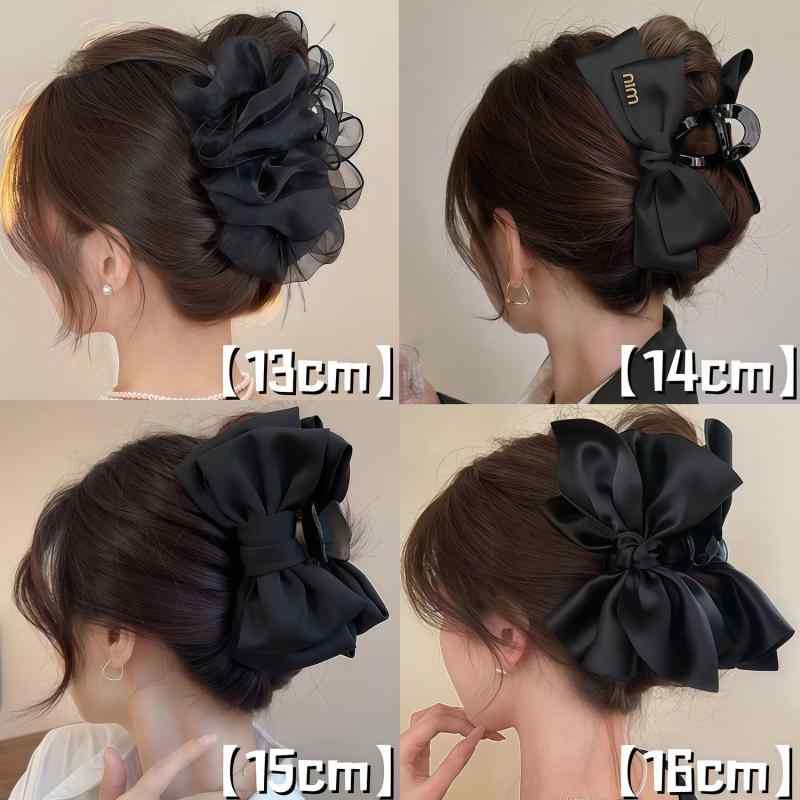 ・カテゴリ: ヘアアクセサリー・タイプ: バタフライボウ グラブクリップ・スタイル: プレッピー・サブスタイル: フレッシュ スイート・対象: 女性用・トレンド要素: 不規則・装飾素材: なし