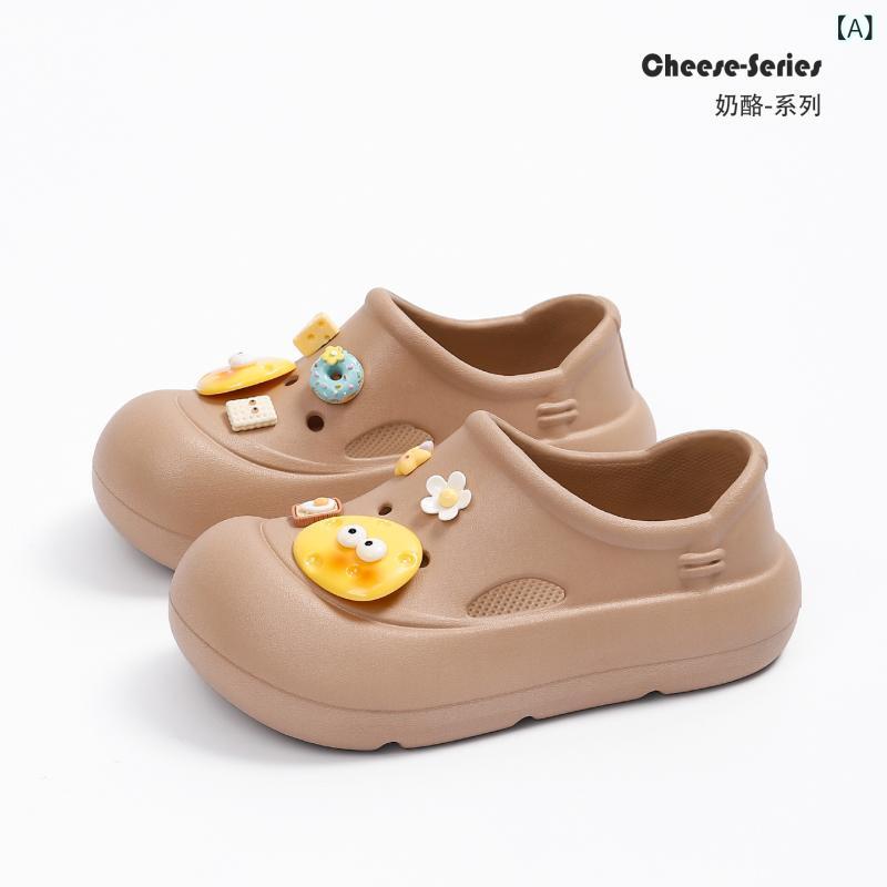 ・カラー展開: ブラウン、クリームホワイト、ブラック・カテゴリ: 洞洞鞋・対象性別: 女性・対象年齢: 成人・スタイル: 日常カジュアル・機能: インソール高さ、滑り止め・ソール素材: EVA・アッパー素材: EVA・ソール厚: 4-8cm...