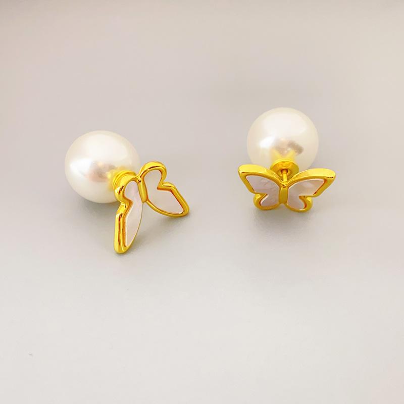 ・素材: 銅・加工方法: 電鍍・形状: 幾何型・カラー展開: 金色・流行要素: 珍珠・スタイル: ファッション通勤・カテゴリ: 耳飾・対象: 女式