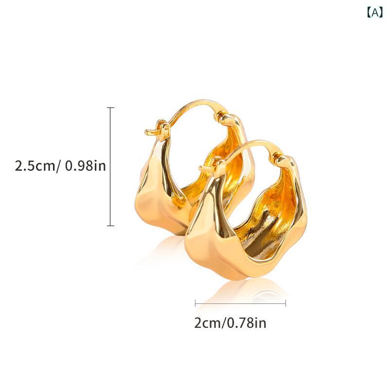 ・製品カテゴリ: 耳飾・スタイル: ファッション通勤・形状: ジオメトリック・人気要素: 円形・対象: 女性用