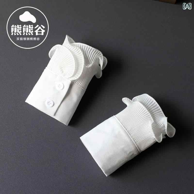 ・スタイル分類: 清新甜美・主面料成分: 天丝（莱赛尔纤维）・主面料成分含量: 10%及以下・カラー展開: 白色宫廷喇叭袖、黒色宫廷喇叭袖・面料名称: 天丝