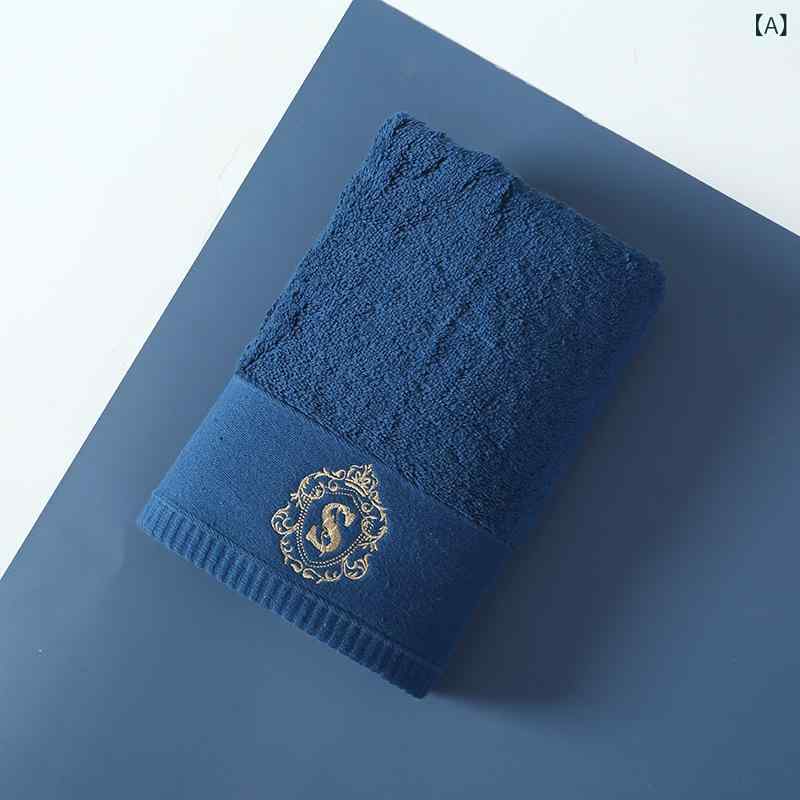 ・主な素材: 綿100%・柄: 刺繍・重量: 170g-200g・カラー展開: 深邃藍、典雅白、海豚灰、商务灰、深沉灰・サイズ展開: 40×80cm・種類: 毛巾/面巾