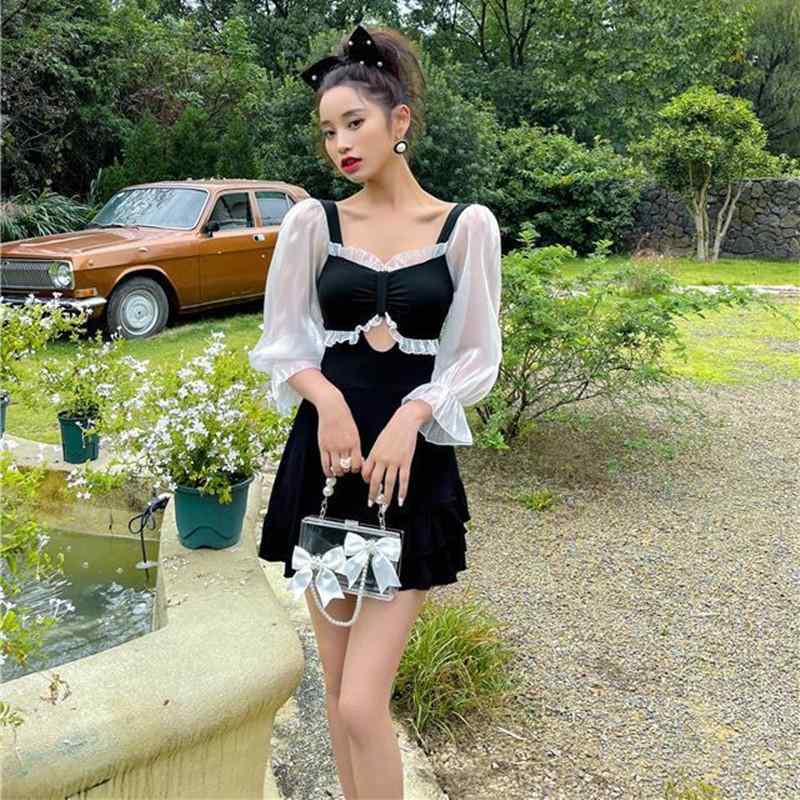 ・カテゴリ: 連体泳衣・スタイル: セクシー、小清新・柄: ピースカラー・主な素材: ナイロン・素材組成: ナイロン86%、スパンデックス・裏地素材: ポリエステル・裏地組成: ポリエステル96%、スパンデックス・グラム重: 200g・袖丈...