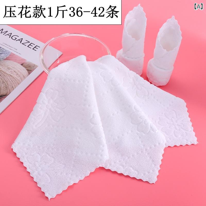 ・主な素材: その他・加工: 標準・重量: 140g-170g・カラー展開: 無瑕疵白色半斤20-25条、無瑕疵白色一斤40-50条、白色圧花款一斤36-42条、加厚一斤無圧花30条・サイズ: 25×25cm・種類: 毛巾/面巾