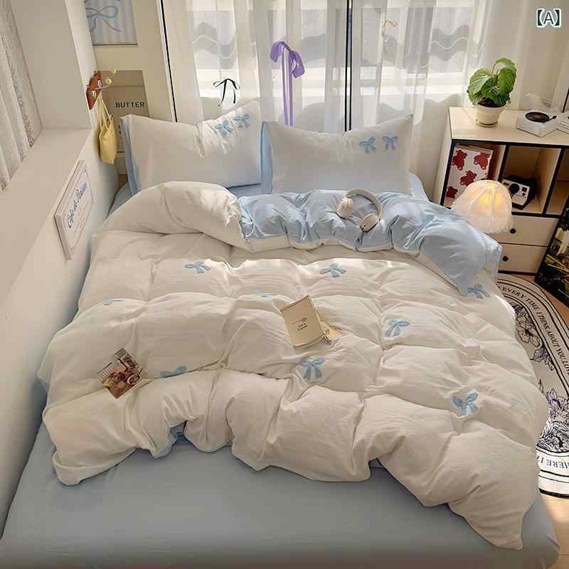 ・染め工程: 活性印染・織り工程: 水洗・重量: 1500g以上2000g未満・柄: 卡通动漫・スタイル: 床单式・花型: 蝴蝶结-白藍、蝴蝶结-薄荷曼波、蝴蝶结-波点白、蝴蝶结-波点灰、蝴蝶结-波点米、蝴蝶结-黒玫粉・素材: 水洗棉・テイ...