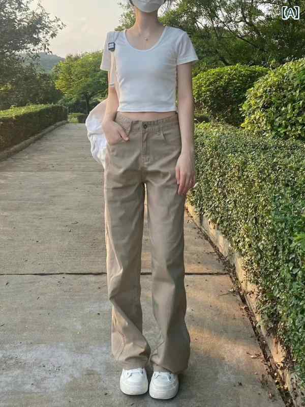 ・カテゴリ: 牛仔裤・スタイル: 気質通勤、気質優雅、優雅風・主な素材: 牛仔布・主な素材: 綿70-80%・形状: ワイドレッグパンツ・パンツ丈: ロングパンツ・ウエスト: ハイウエスト・厚み: 普通・流行要素: ポケット・カラー展開: ...