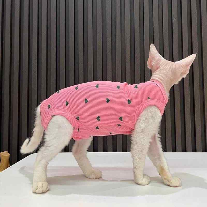 ・カテゴリ: ペット服・スタイル: 卡通・主な素材: ポリエステル100%・カラー展開: 粉色爱心四脚衣、黄色爱心四脚衣・サイズ展開: XS（約0.75-1.5kg）、S（約1.25-2.5kg）、M（約2.5-3.5kg）、L（約3.5-...