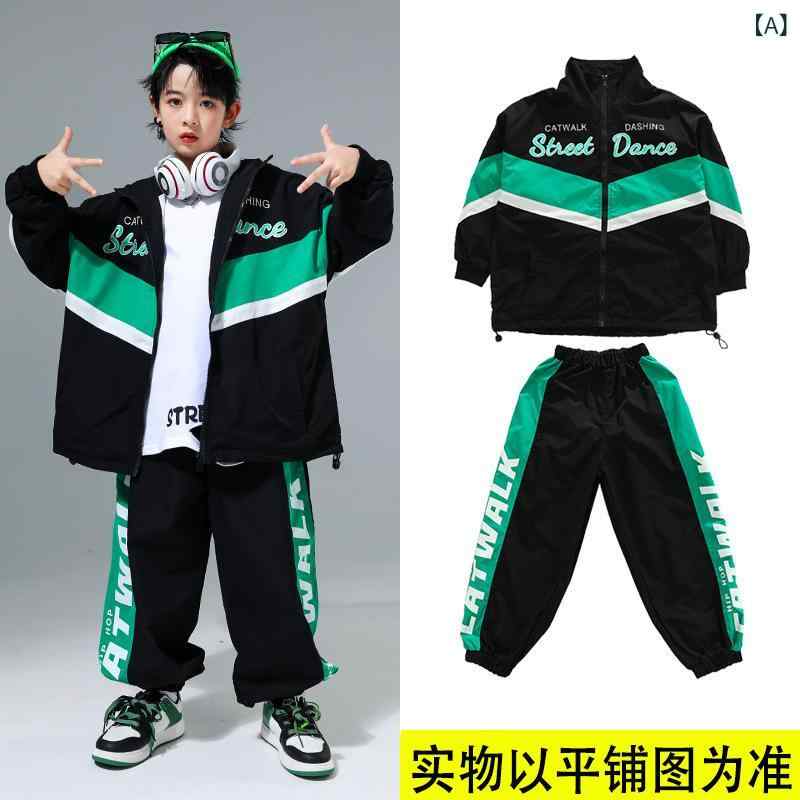 ・性別: 男女共用・スタイル: ヒップホップ・要素: アルファベット、プリント、配色・主な素材: 綿・主面料成分: 綿・カラー展開: 緑ストライプ黒外套+緑ストライプ黒長ズボン、緑ストライプ黒外套+緑ストライプ黒長ズボン+緑毛線帽、白破洞シ...